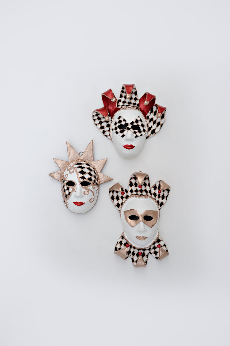 Venetian Harlequin Mask Luna – The Catrina Shop