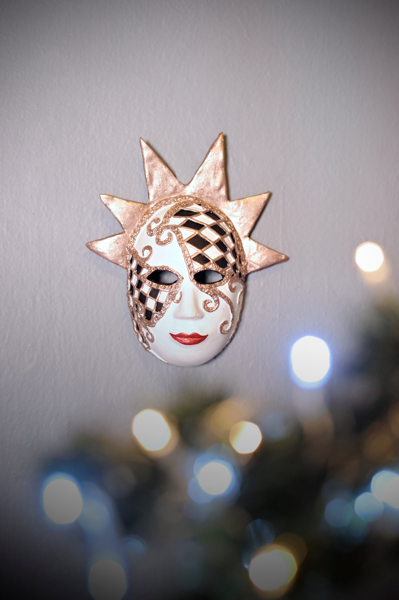 Venetian Harlequin Mask Luna – The Catrina Shop