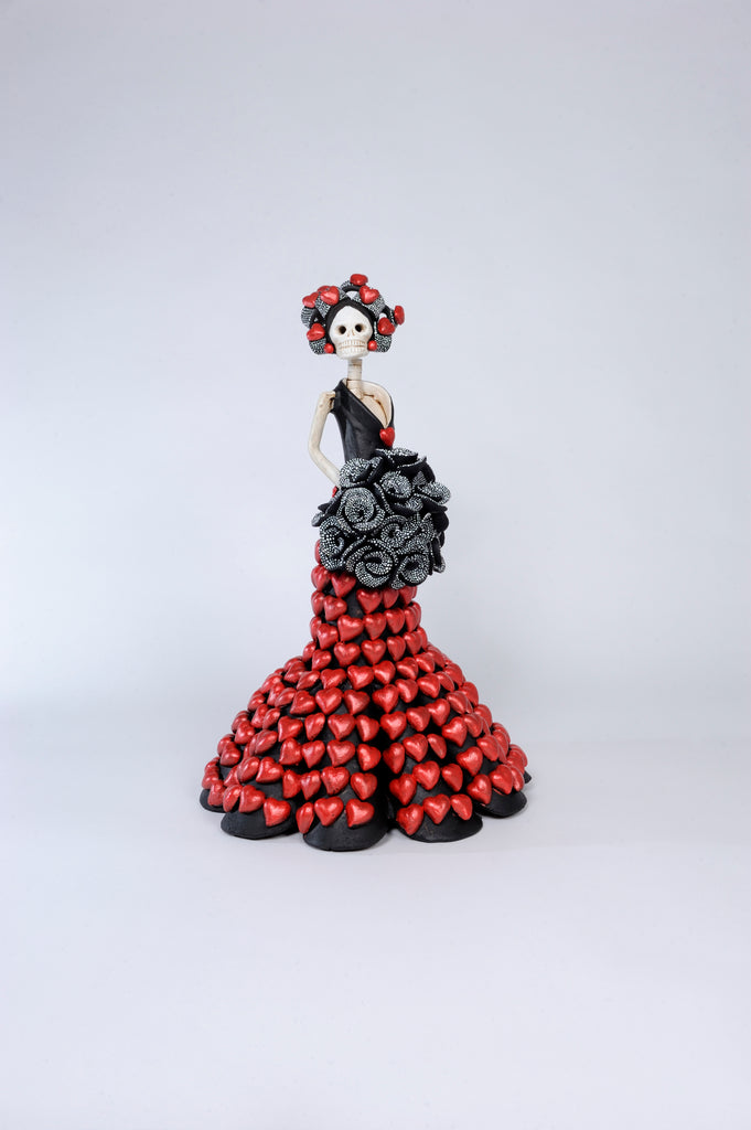 Elena - Clay Ceramic Catrina – The Catrina Shop